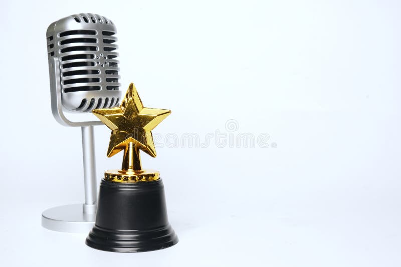 Microphone Star Trophy Stock Photos - Free & Royalty-Free Stock Photos ...