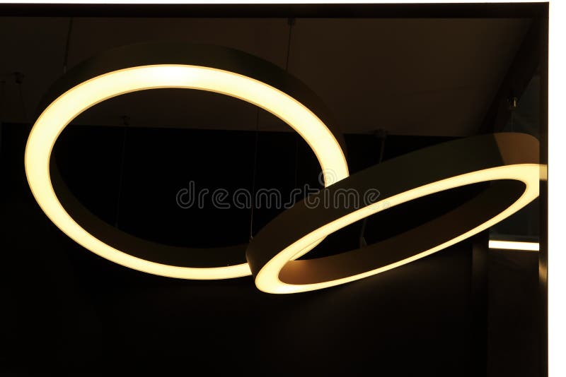 A Picture of a Modern Interior Lamp. Stock Image - Image of design ...