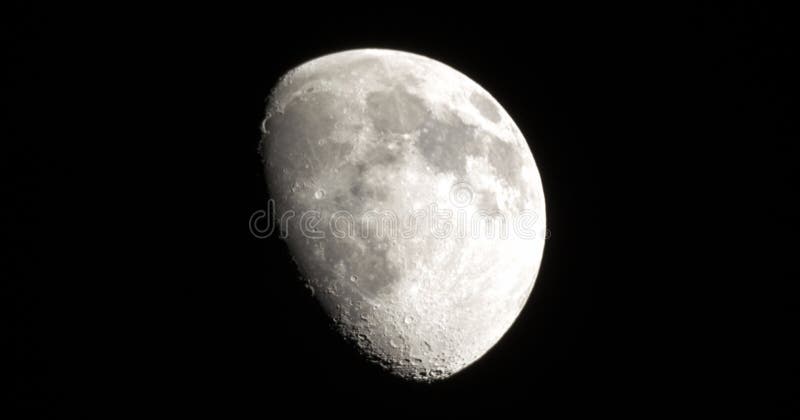 A Picture of the Moon during Spring from Town Stock Image - Image of ...
