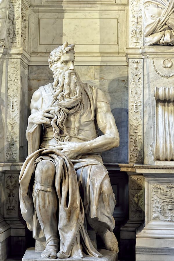 A picture of Moses statue stock image. Image of people - 264791305