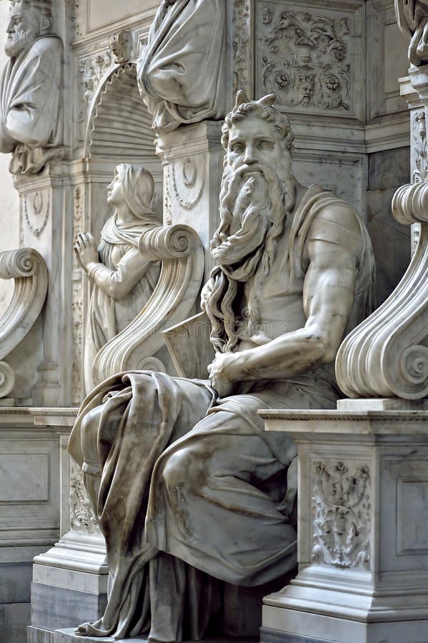 A picture of Moses statue stock photo. Image of contemplation - 264791340
