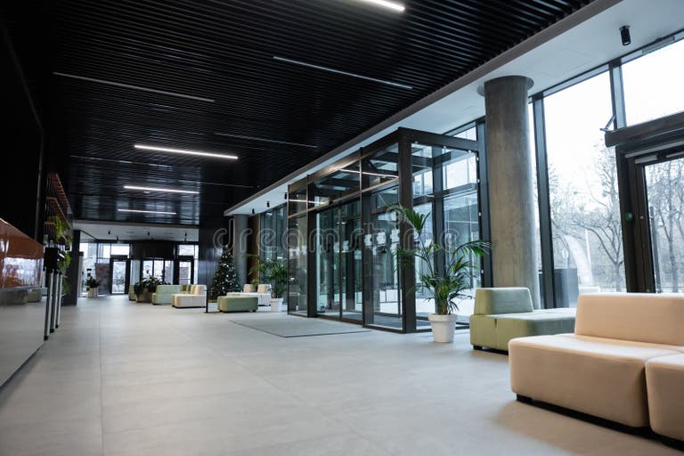 Picture of a Nice and Modern Office Premises Stock Photo - Image of ...