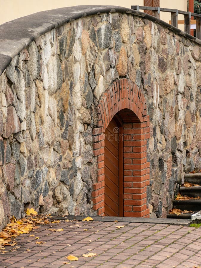 Picture with Old Arched Cellar Stock Photo - Image of cellar, park ...