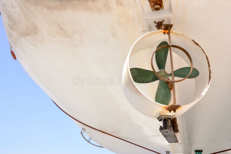 Helix Propeller stock image. Image of yacht, water, stern - 57596151