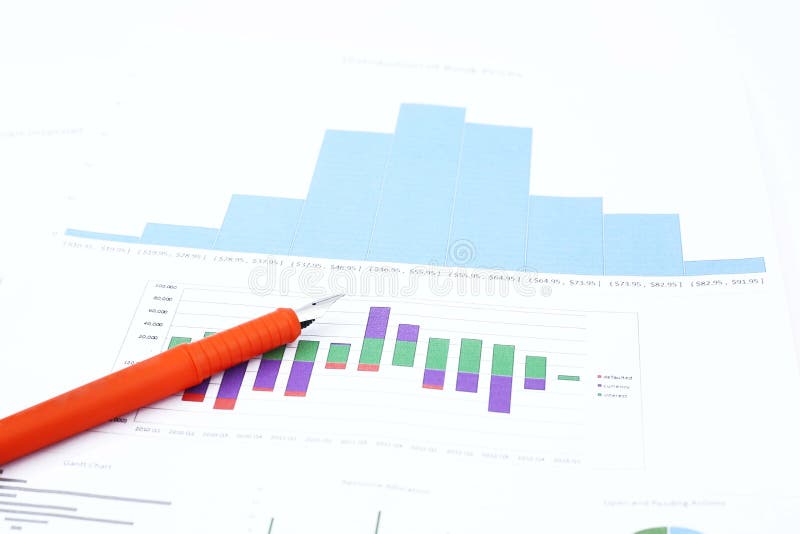 Picture of Open Fountain Pen on the Graph Paper Stock Image - Image of ...