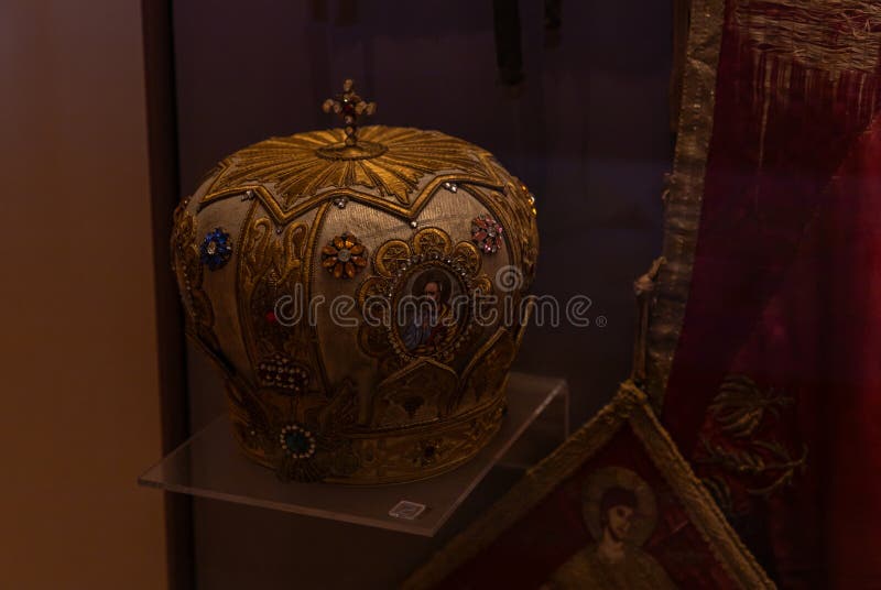 Arkadi Monastery Crown editorial photo. Image of object - 302072486