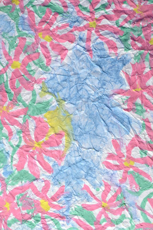 Picture of Paint Color on the Folded Paper Stock Image - Image of paper ...