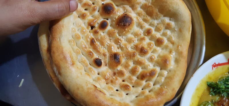 Picture of a Pakistani Naan Stock Photo - Image of bread, hungry: 175715158