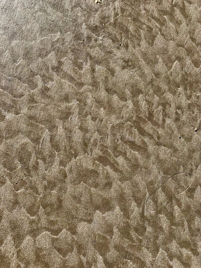 Patterns in the Sand Along the Beach Stock Image - Image of retro, wind ...