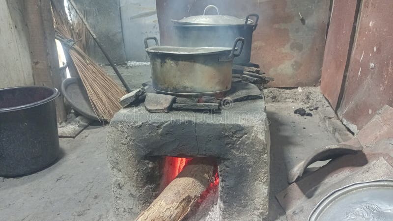 A Picture of Pawon or Traditional Fire Stoves in Rural Java Stock Image ...
