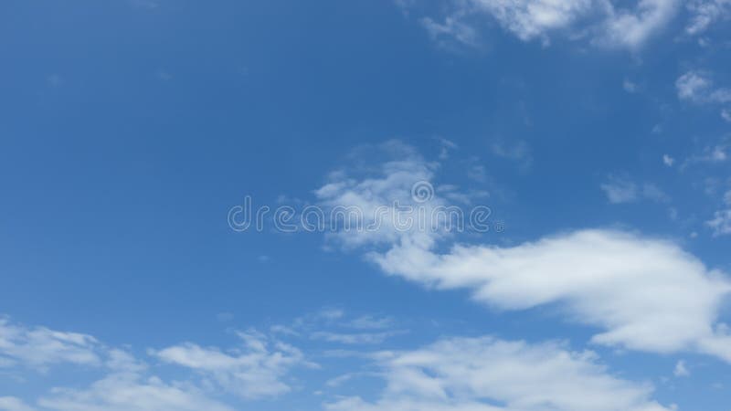 A Picture-Perfect Sky in Blue and White Stock Illustration ...