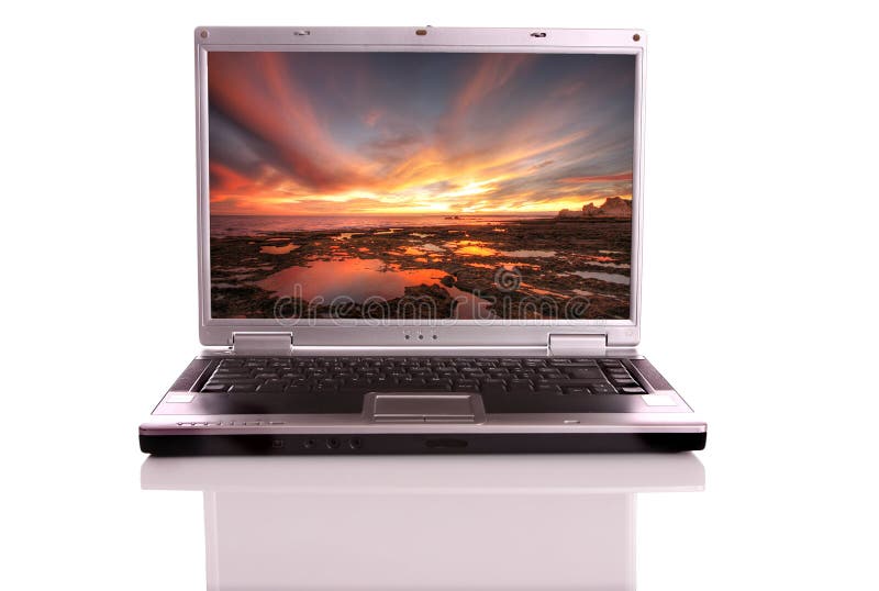 Picture on Personal Computer Stock Image - Image of network, monitor ...