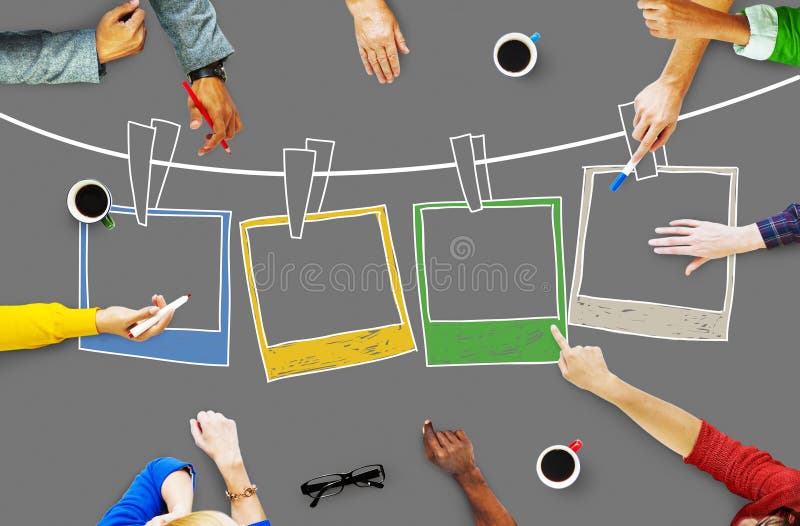 Picture Photography Frame Image Creativity Concept Stock Photo - Image ...