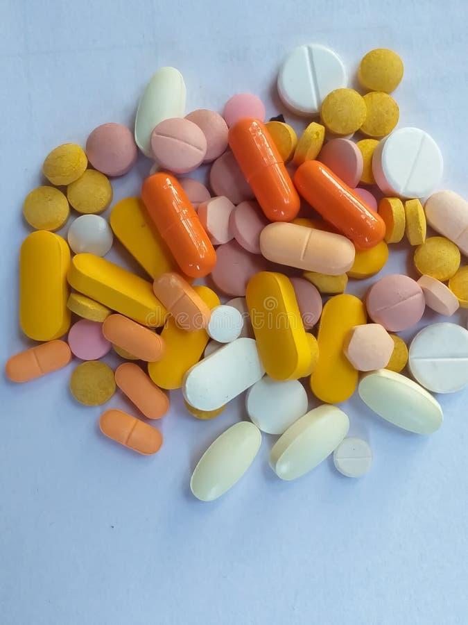 This is Picture of Pills. Tablets are Prescribed by Doctors Stock Photo ...