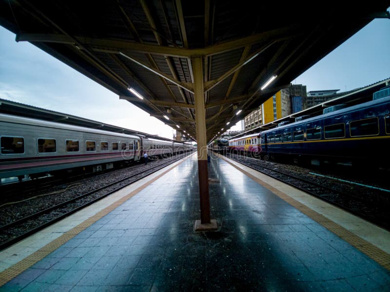 Train platform stock photo. Image of sides, road, train - 193363958