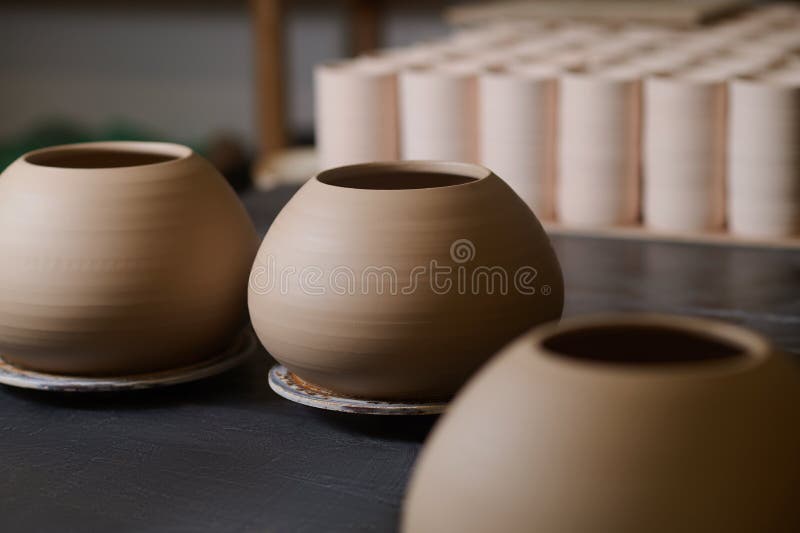 Picture of Pottery of Different Shapes Stock Photo - Image of abstract ...