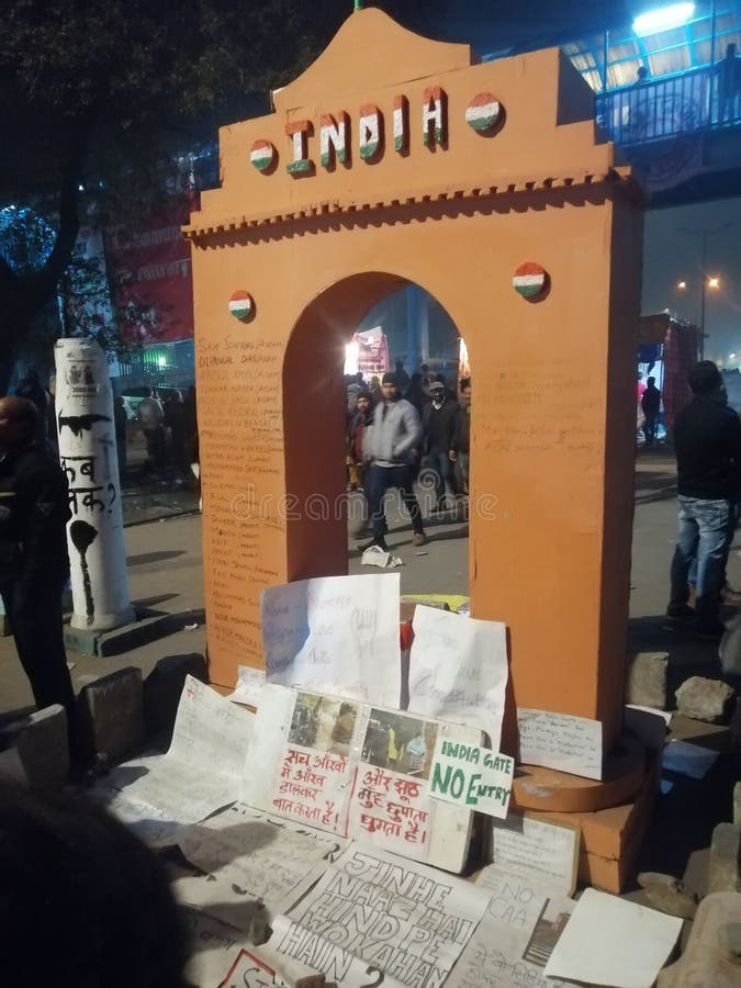 A Picture of Protest in India Editorial Photo - Image of people ...