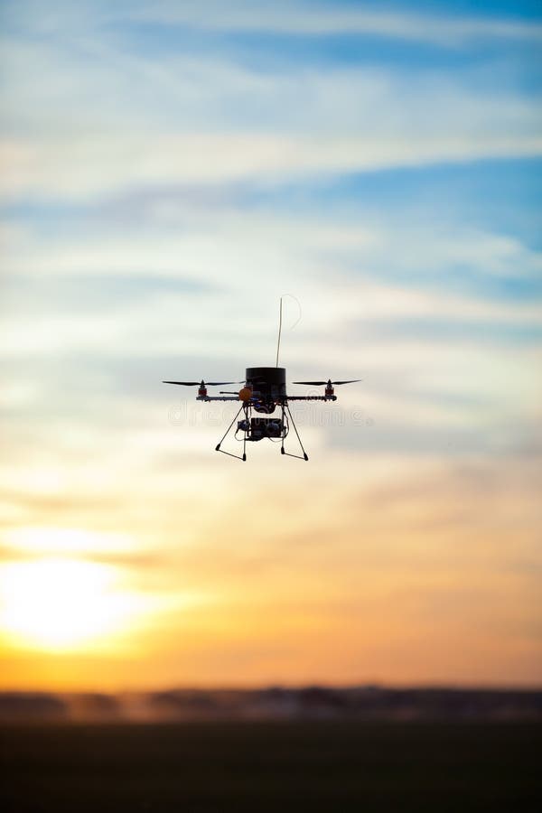 Picture of an Rc Multicopter Stock Image - Image of horizontal ...