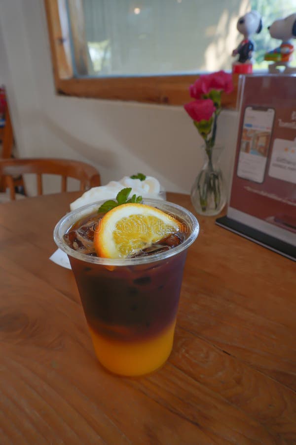 Picture Refresh with Yuzu Orange Coffee Fresh, a Popular Menu of the ...