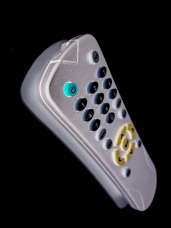 A Picture of Remote with Dark Background Stock Image - Image of ...