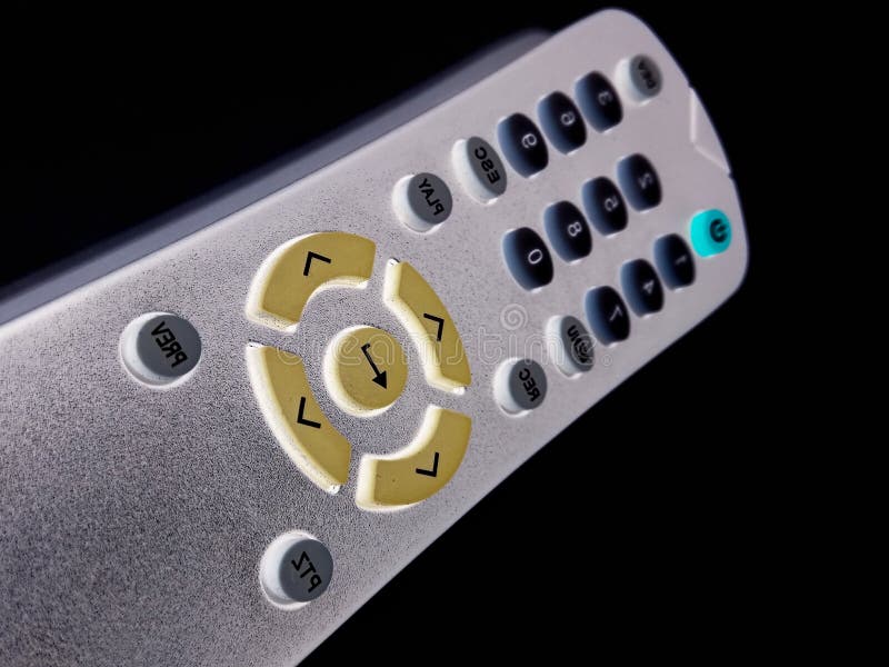 A Picture of Remote with Dark Background Stock Photo - Image of ...