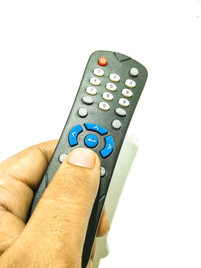 A Picture of Remote with White Background Stock Image - Image of ...