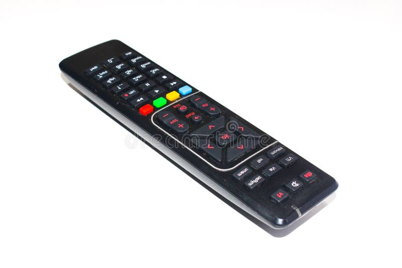 A Picture of Remote with White Background , Stock Image - Image of ...