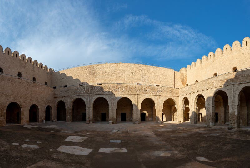 Ribat of Sousse stock image. Image of facade, landmark - 377124919