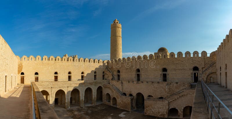 Ribat of Sousse stock image. Image of facade, muslim - 377124937