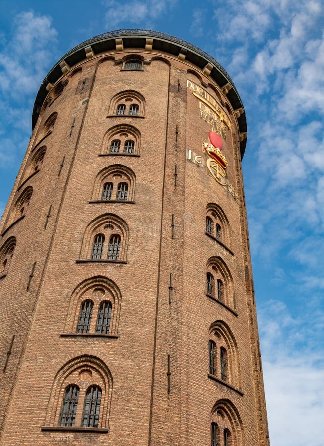 The Round Tower stock image. Image of tower, windows - 216370097