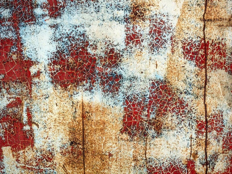 Picture of a Rusty, Colored Metal Surface Stock Image - Image of ...