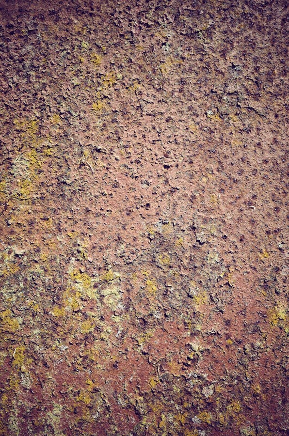 Picture of a Rusty and Mossy Wall Stock Photo - Image of grunge ...