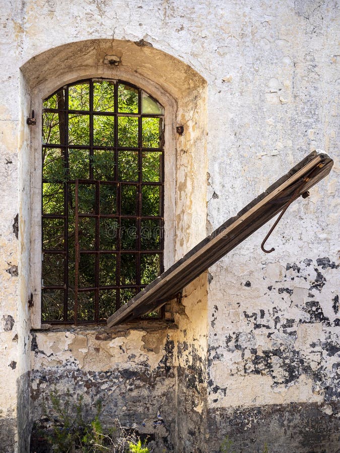 An old and ruined windows stock image. Image of window - 207220661