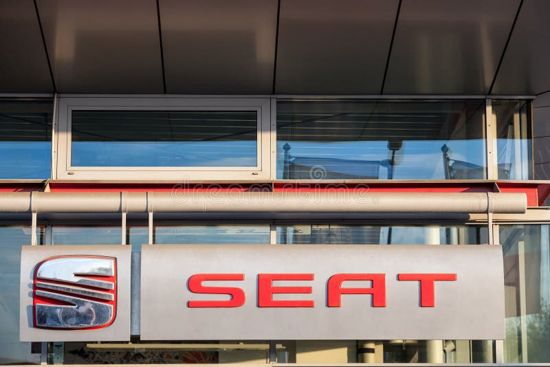 Seat Logo On Their Main Dealership Store Belgrade Seat Is A Spanish