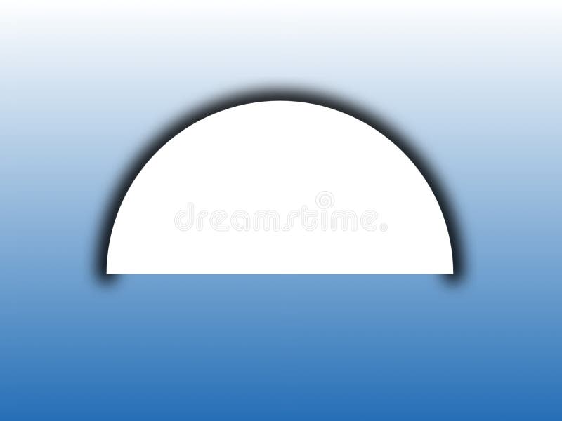 Picture with Semi Circle Pattern Stock Illustration - Illustration of ...