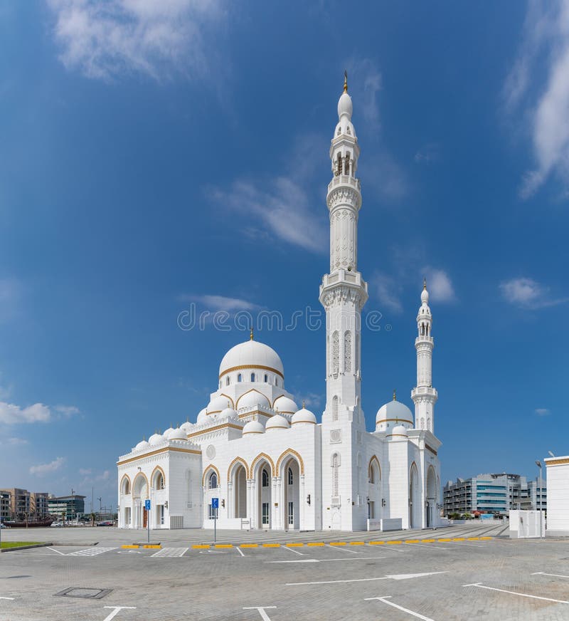 Sheikh Rashid Bin Mohammed Mosque Editorial Stock Image - Image of ...