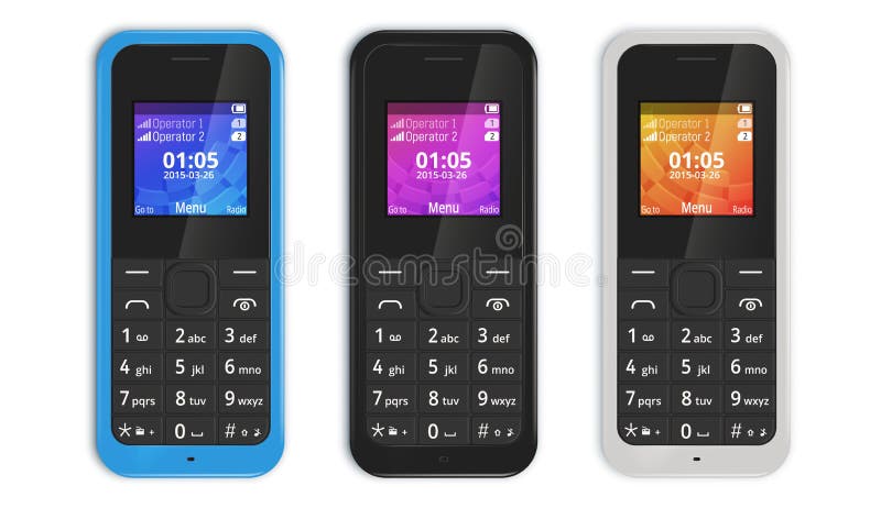 2015 on Smartphone Shows Future Plans Stock Illustration - Illustration ...