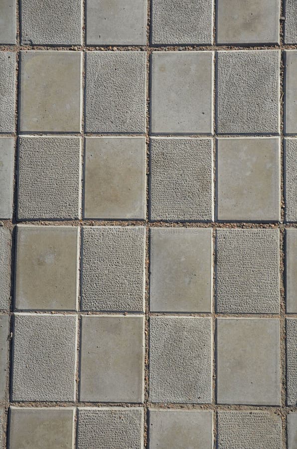 A Simple Grid of Footpath Texture Vertical Stock Image - Image of ...