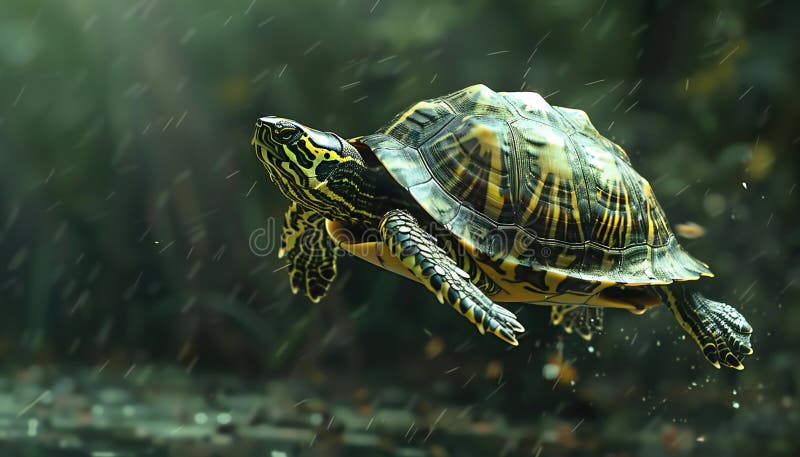 The Picture Shows the Turtle in a Completely New Light, Moving at an ...