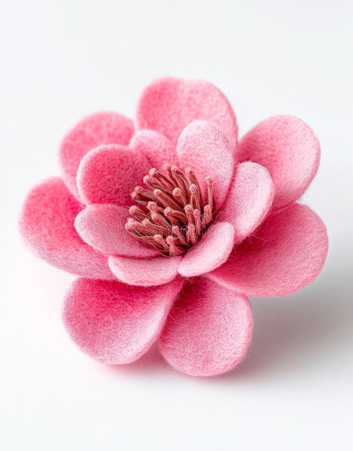 Picture of a Single Flower Felt Sticker Designed for Confectionery ...