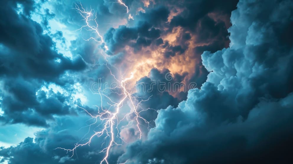 A Picture of a Sky with Dramatic Clouds and Lightning. Perfect for ...