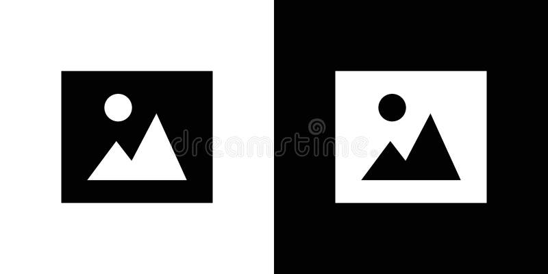 Picture Snapshot Icon Logo Set Vector Stock Vector - Illustration of ...