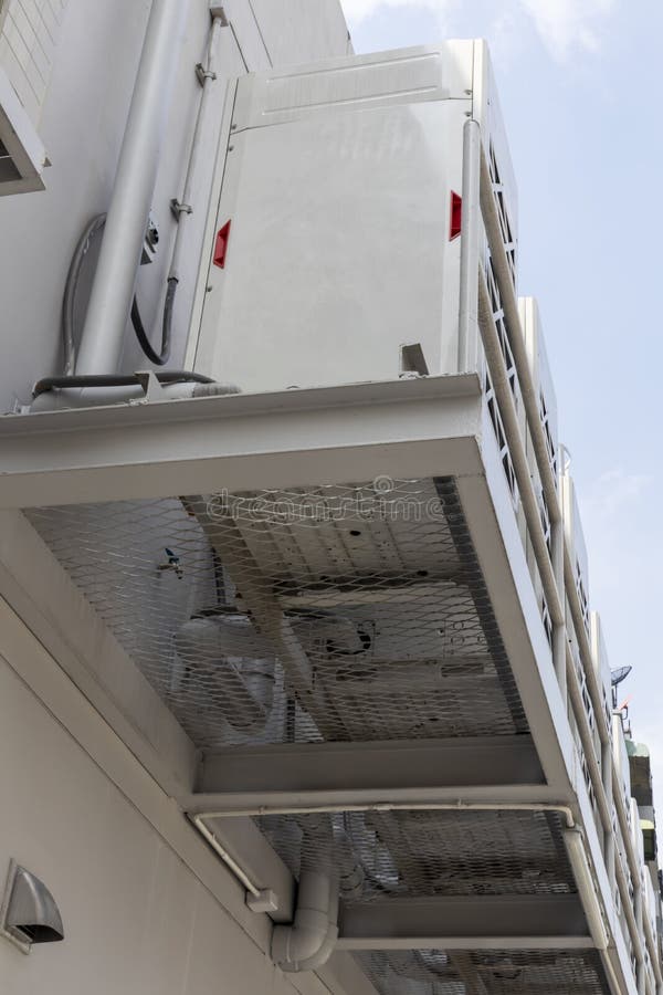 Picture of a Steel Frame To Support the Condensing Unit.,Air ...