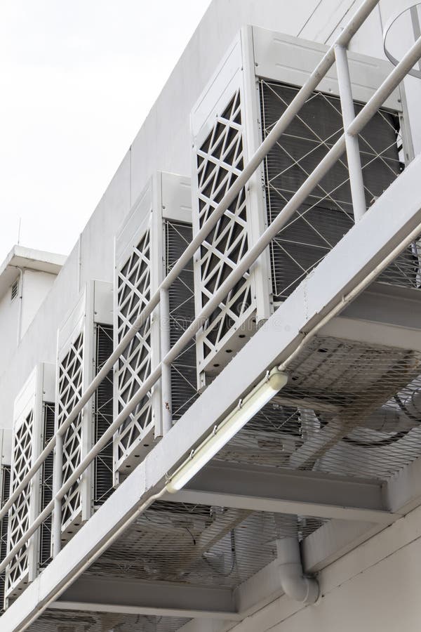 Picture of a Steel Frame To Support the Condensing Unit.,Air ...