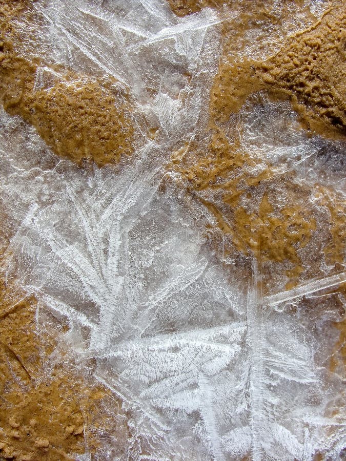 Picture with Stone and Ice Formations Stock Photo - Image of nature ...