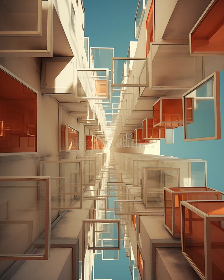 Picture of Structure, Abstract Art, Beautiful and Dimensional. Stock ...