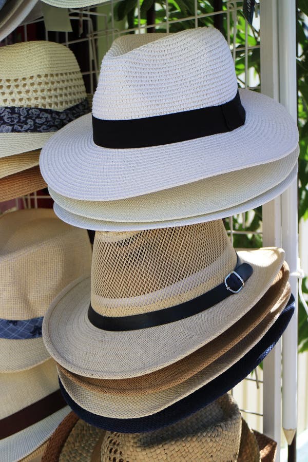Picture of summer hats stock image. Image of craft, fashionable - 245131015