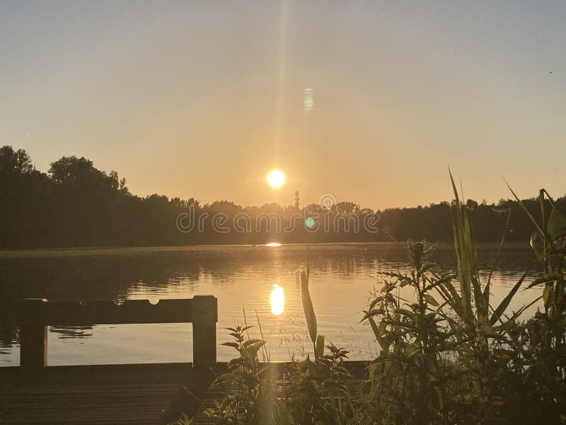 The sun going down stock photo. Image of summer, sunrise - 238183642