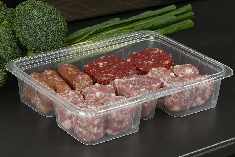 Picture of a Supermarket S Meat Section, Which Includes Sausages and ...