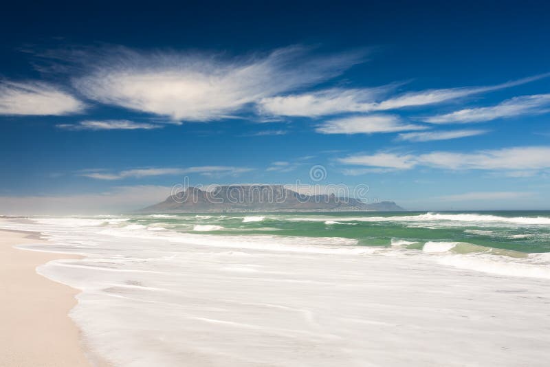 Table mountain Cape Town stock photo. Image of surf, holiday - 6135002